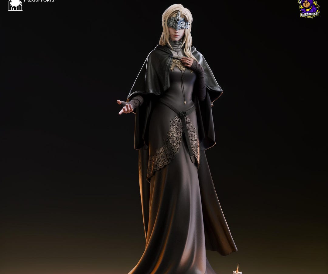 Fire Keeper-dark Souls 3 3d Printed Model UNASSEMBLED UNPAINTED - Etsy