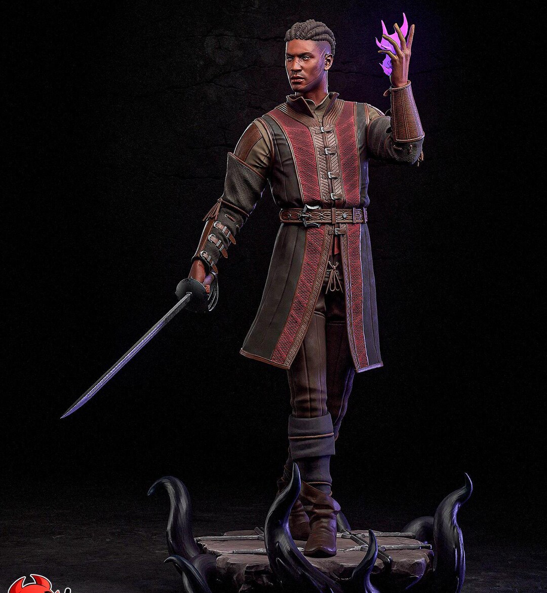 Wyll BG3-1/12 Scale 3d Printed Model UNASSEMBLED UNPAINTED - Etsy