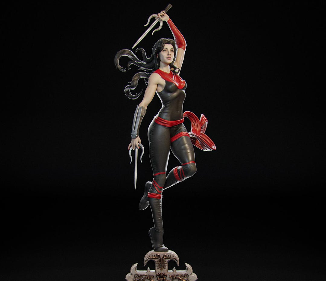 Elecktra 3d Printed Model UNASSEMBLED UNPAINTED - Etsy UK