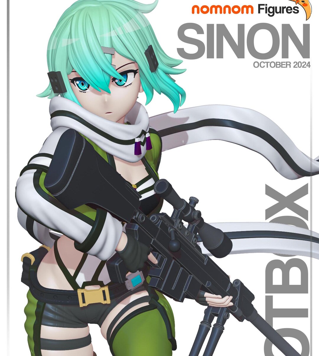Sinon 3d Printed Model UNASSEMBLED UNPAINTED - Etsy