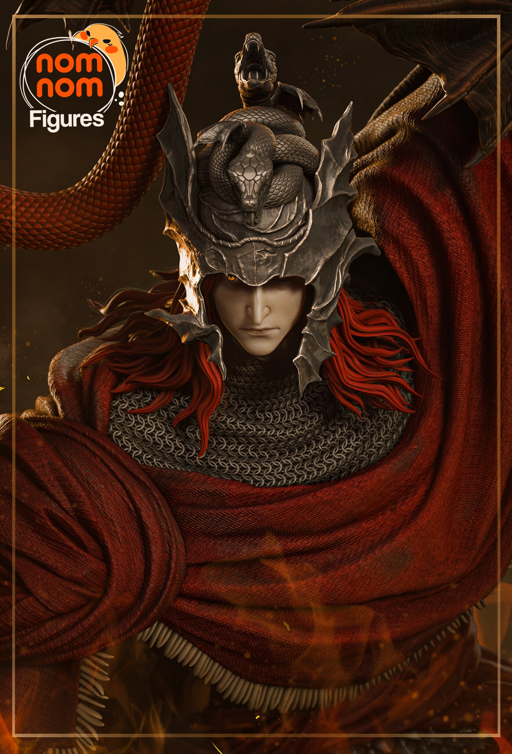 Messmer-elden Ring 3d Printed Model UNASSEMBLED UNPAINTED - Etsy