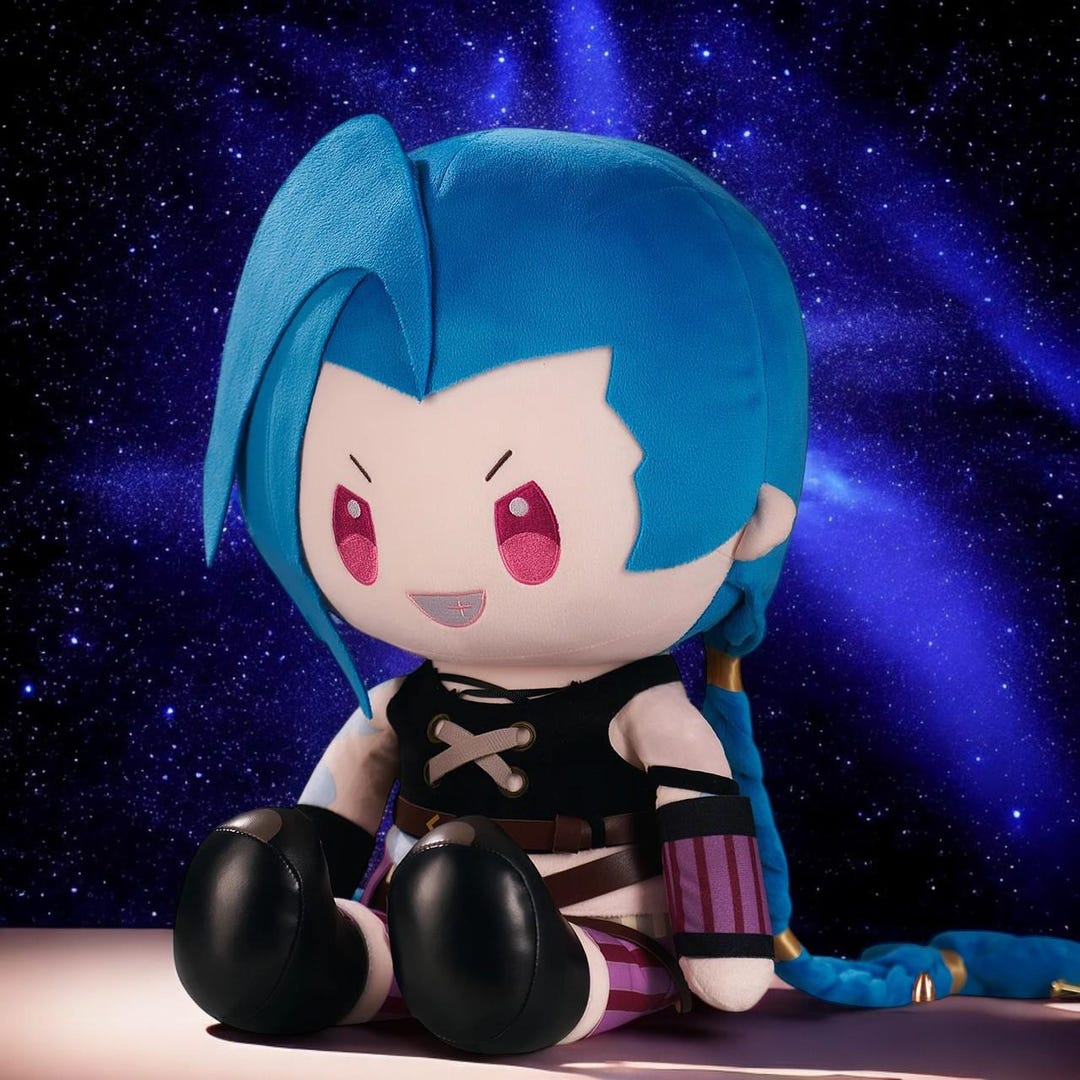 40cm Jinx Arcane Plush Toy Short Plush Stuffed Arcane Jinx Plush Toy ...