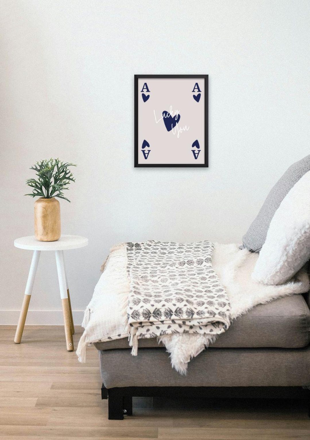 Custom Ace Card Print | Lucky You Dorm Decor - Etsy
