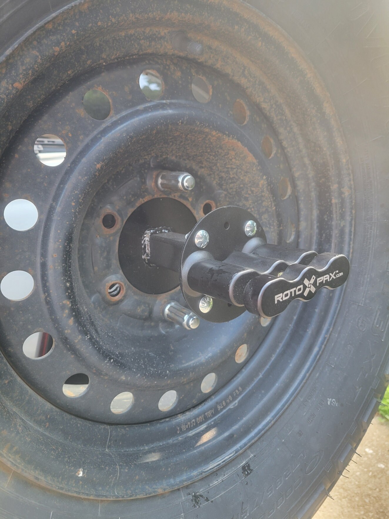 Tire Carrier 6x5.5" Rotopax Overland and Offroad Mount for Toyota ...