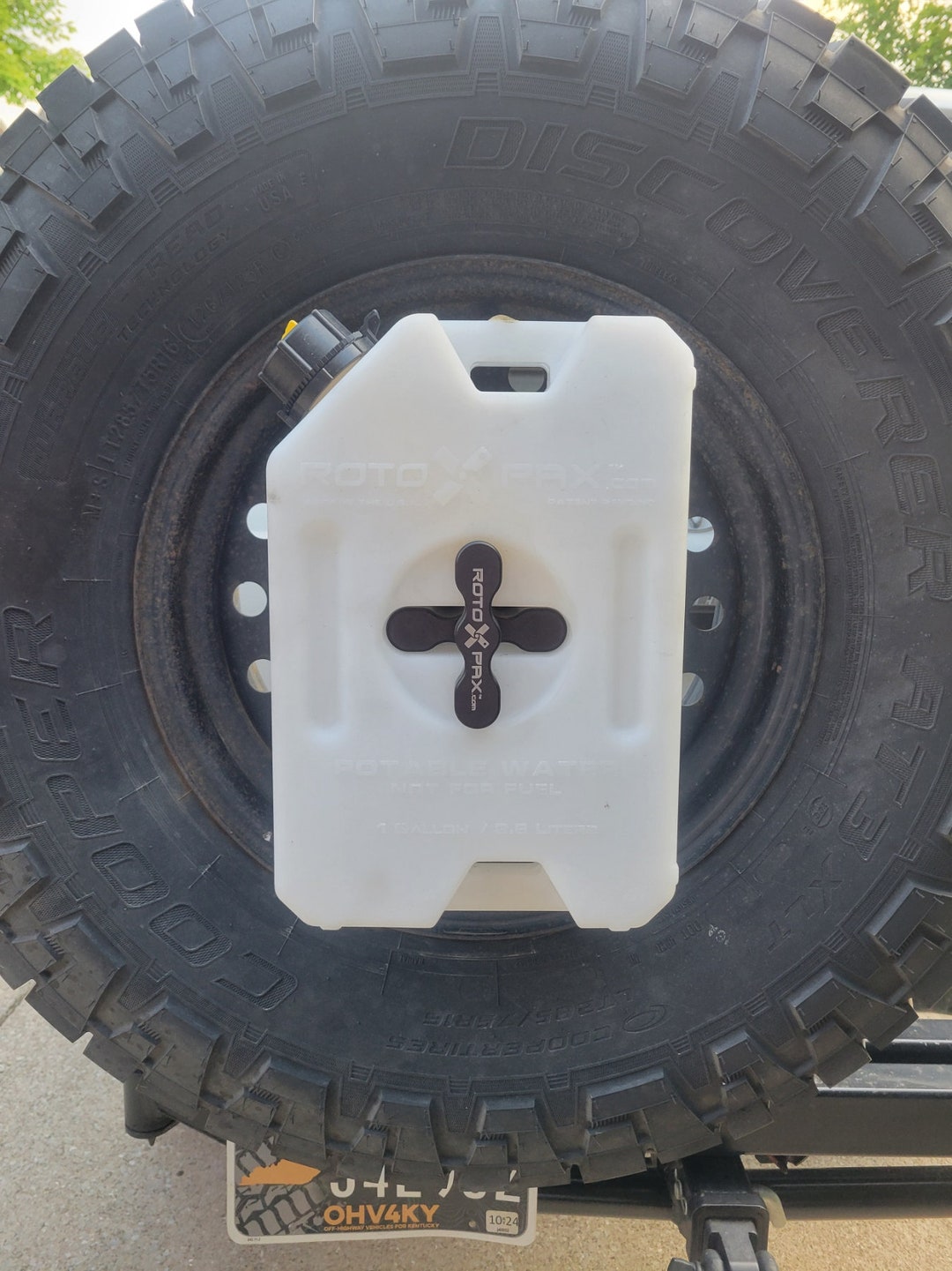Tire Carrier 6x5.5" Rotopax Overland and Offroad Mount for Toyota ...