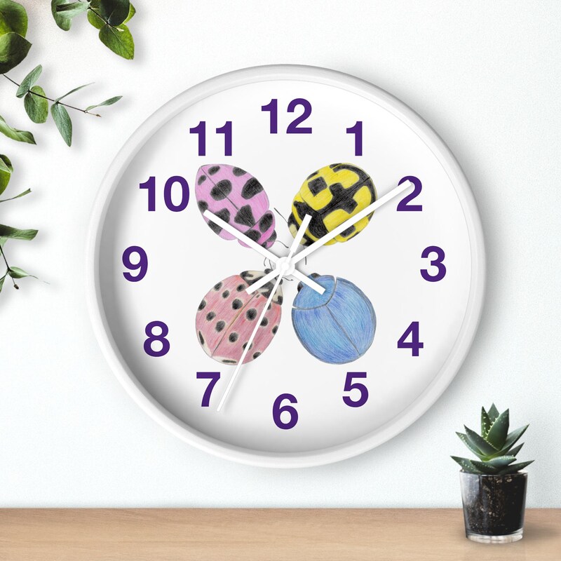 Ladybug Clock - Etsy