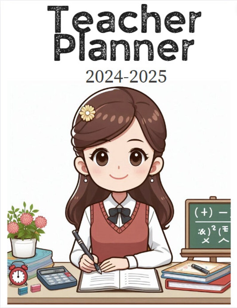 Printable Digital Teacher Planner 2024-2025 Classroom Planner, Lesson ...