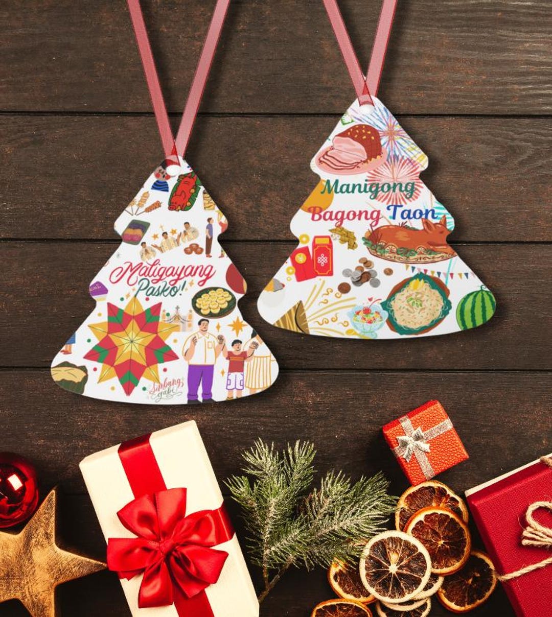Filipino Christmas Ornament, Filipino Festive Ornament, Holiday Decor ...