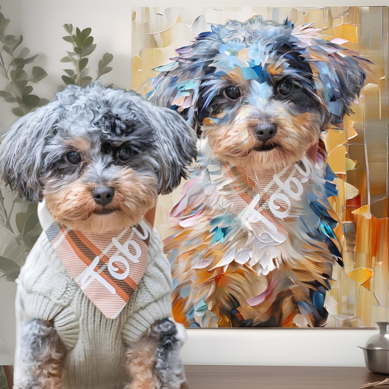 Custom Watercolor Portraits Using Pet Photo Personalized Digital Dog Portraits Cat Portraits ...