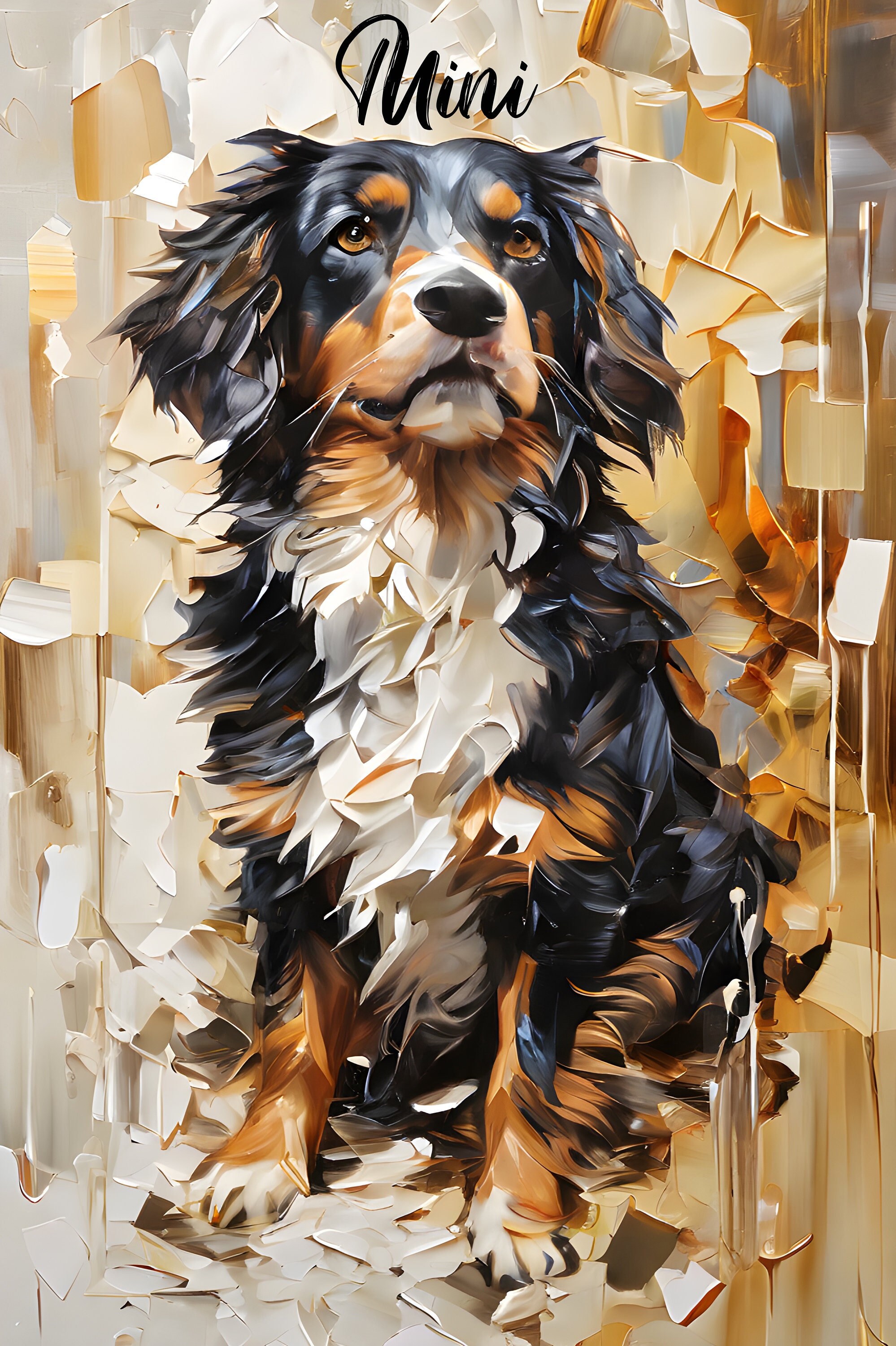 Custom Watercolor Portraits Using Pet Photo Personalized Digital Dog ...
