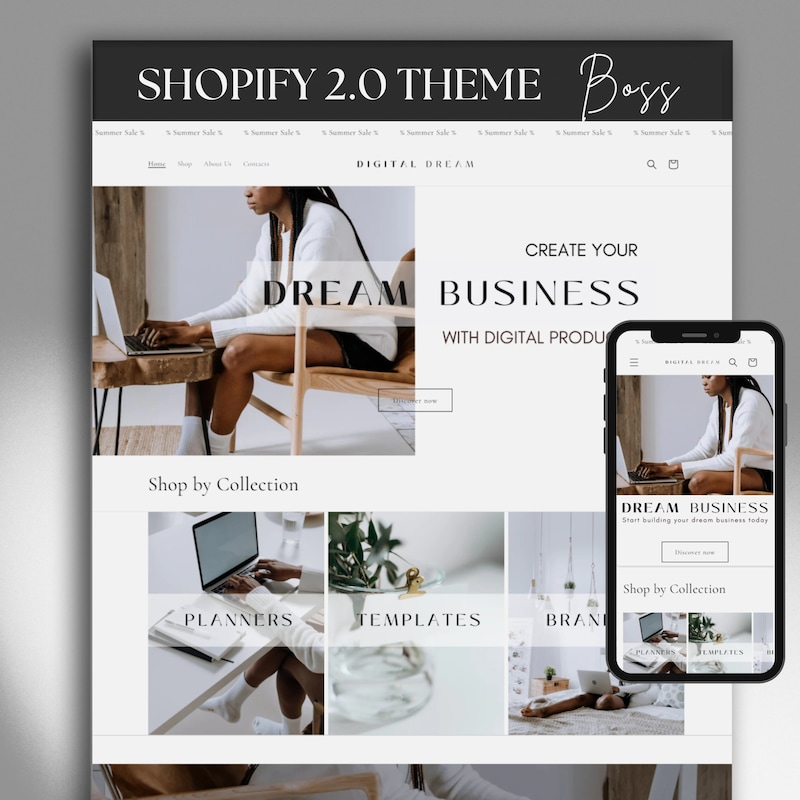 Shopify Website Templates - Etsy