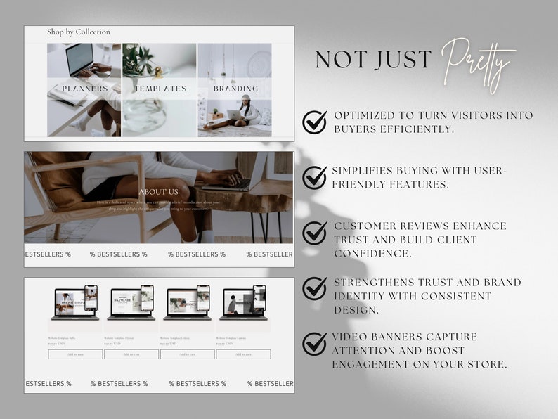 Shopify Theme for Digital Products, Modern and Minimal Shopify Website ...