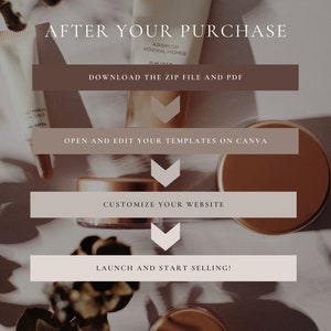 Shopify Website Template in Beige, Shopify Theme Design for Clothing ...