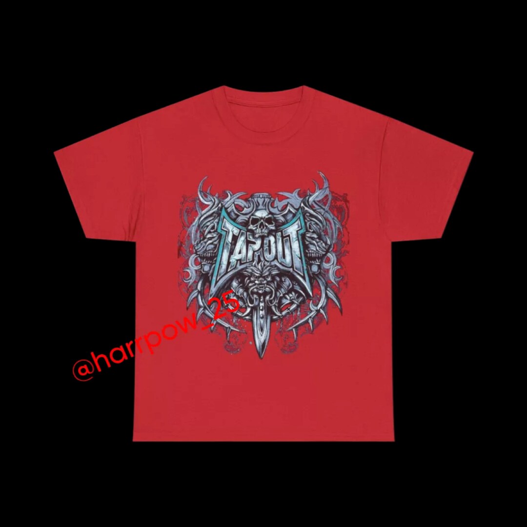 Tapout Grunge Y2K Style Skull T Shirt Affliction Southpole MMA Elite ...