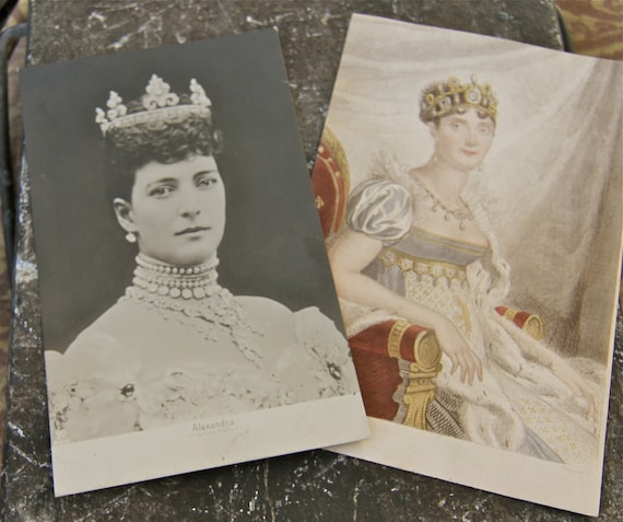 Two Original Queen Alexandra Postcards - Etsy