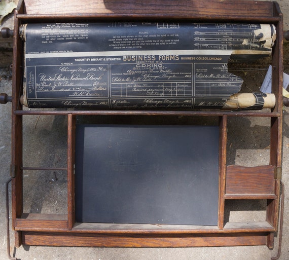 Antique Classroom Business Form Display Board 1903 | Etsy