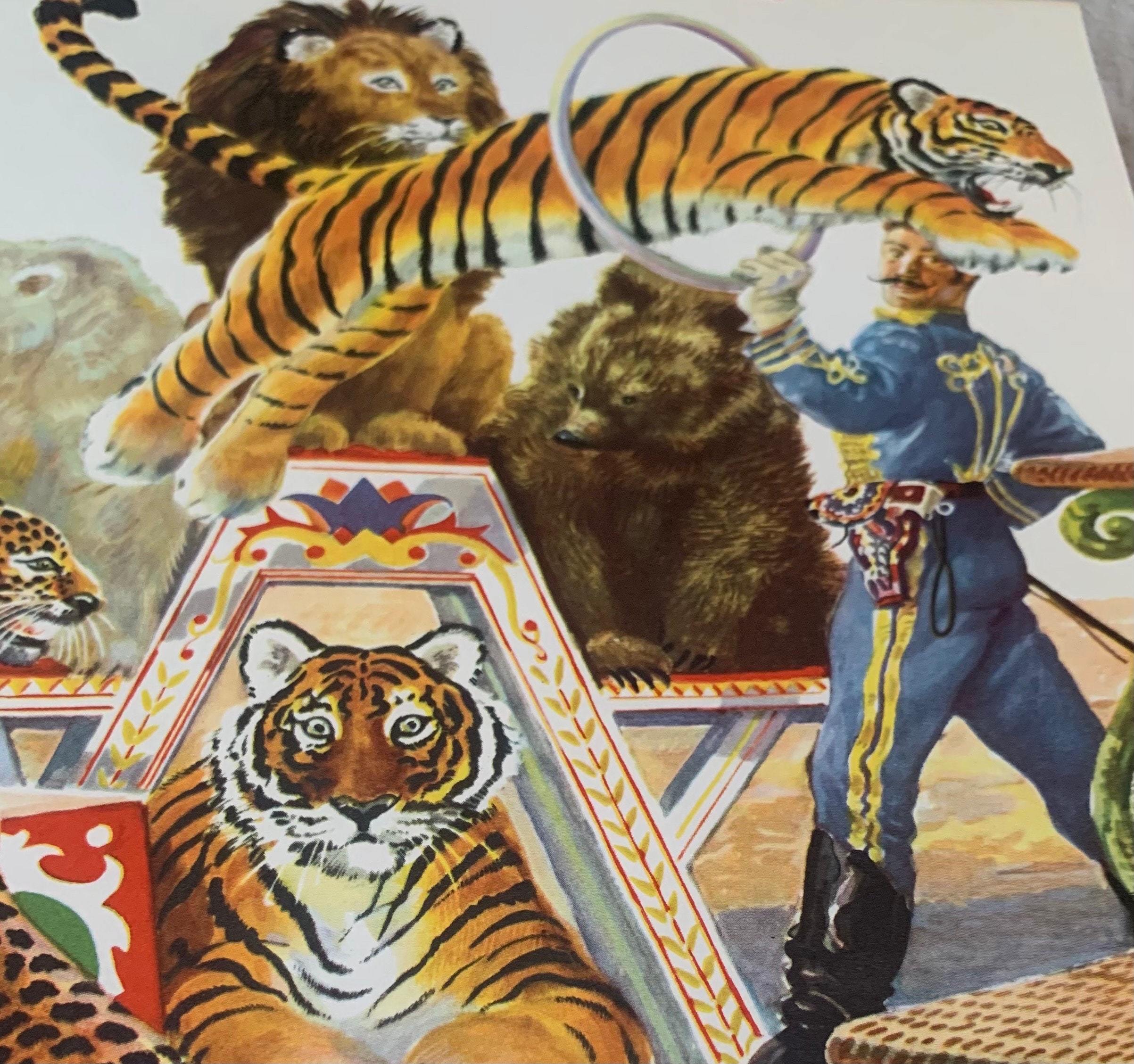 Original Print From John Morrell Circus Calendar by Famous Russian ...