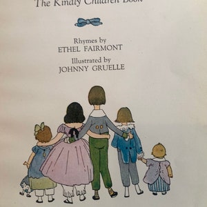 Antique Rhymes for Kindly Children - Etsy