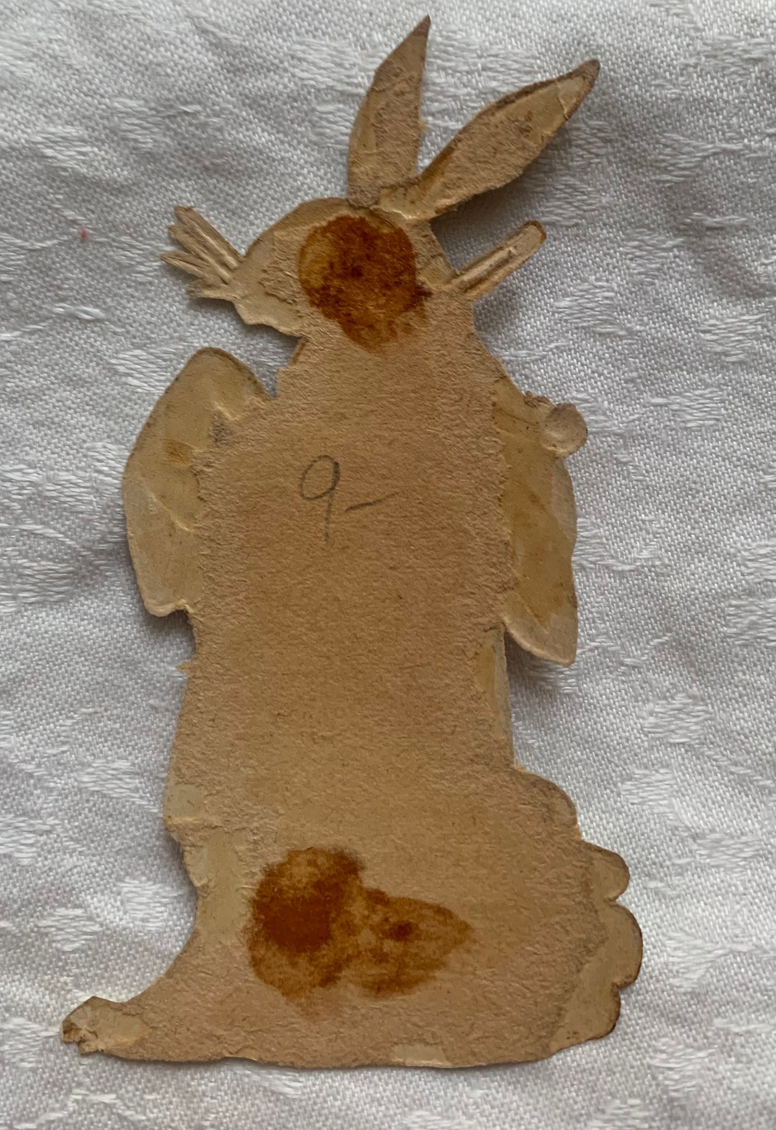 Antique Photo Album Cut Out of Sweet Rabbit Playing Violin - Etsy