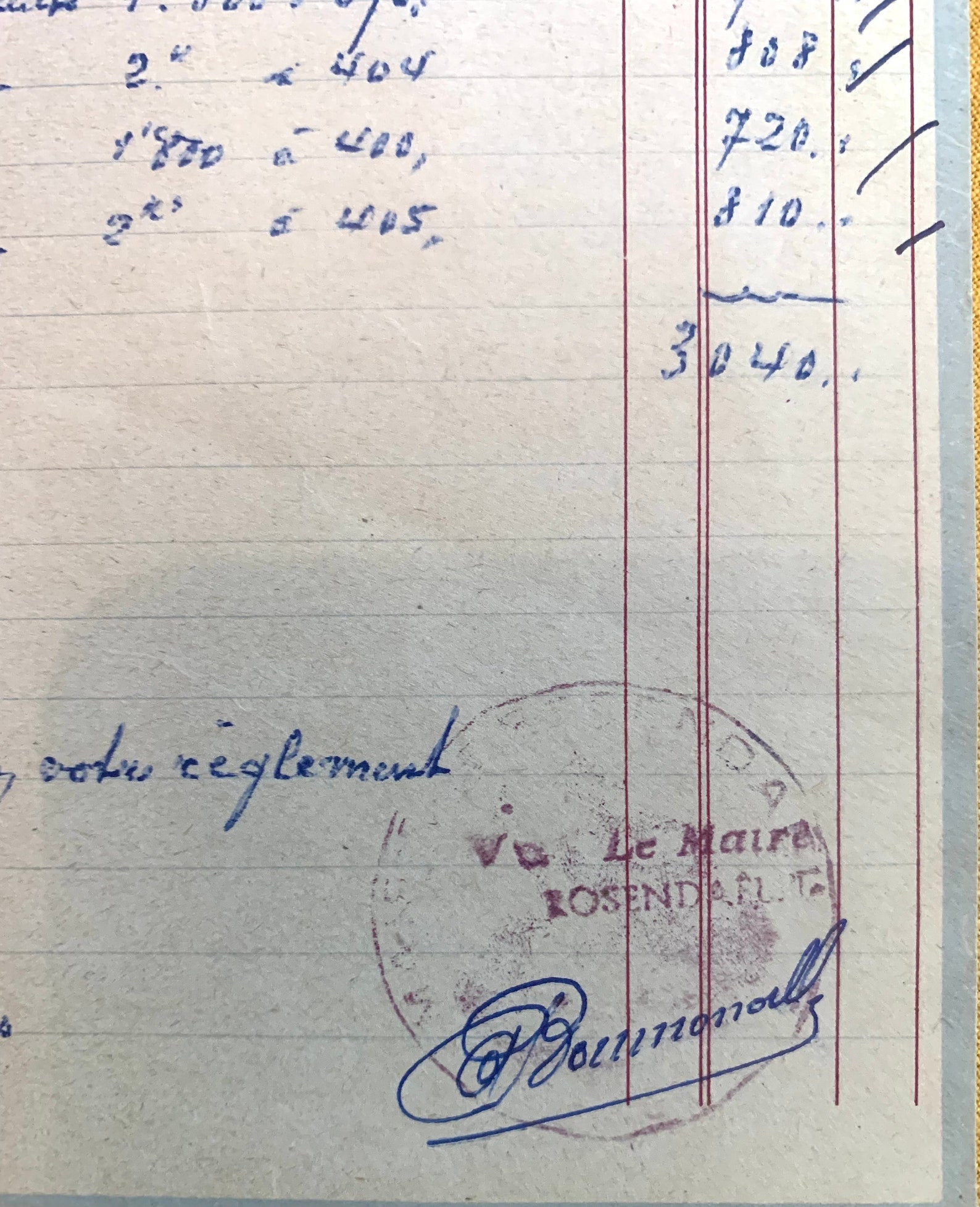 Antique Famous French Chocolate Receipt - Etsy