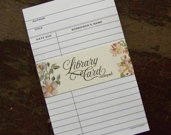 Library card catalog | Etsy