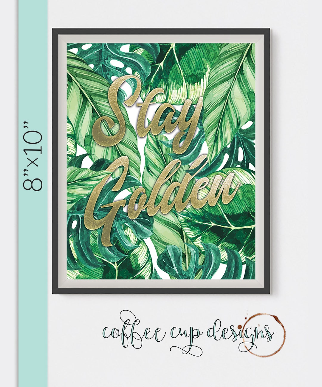 Stay Golden - Golden Girls Print - 8"x10" - Instant Download - Etsy