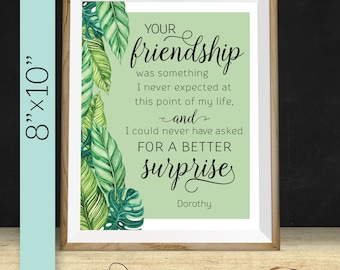Golden Girls Friend Quote Dorothy 5x7 Instant Download - Etsy