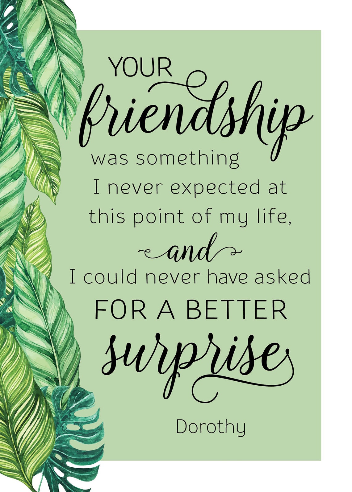 Golden Girls Friend Quote Dorothy 5x7 Instant Download - Etsy