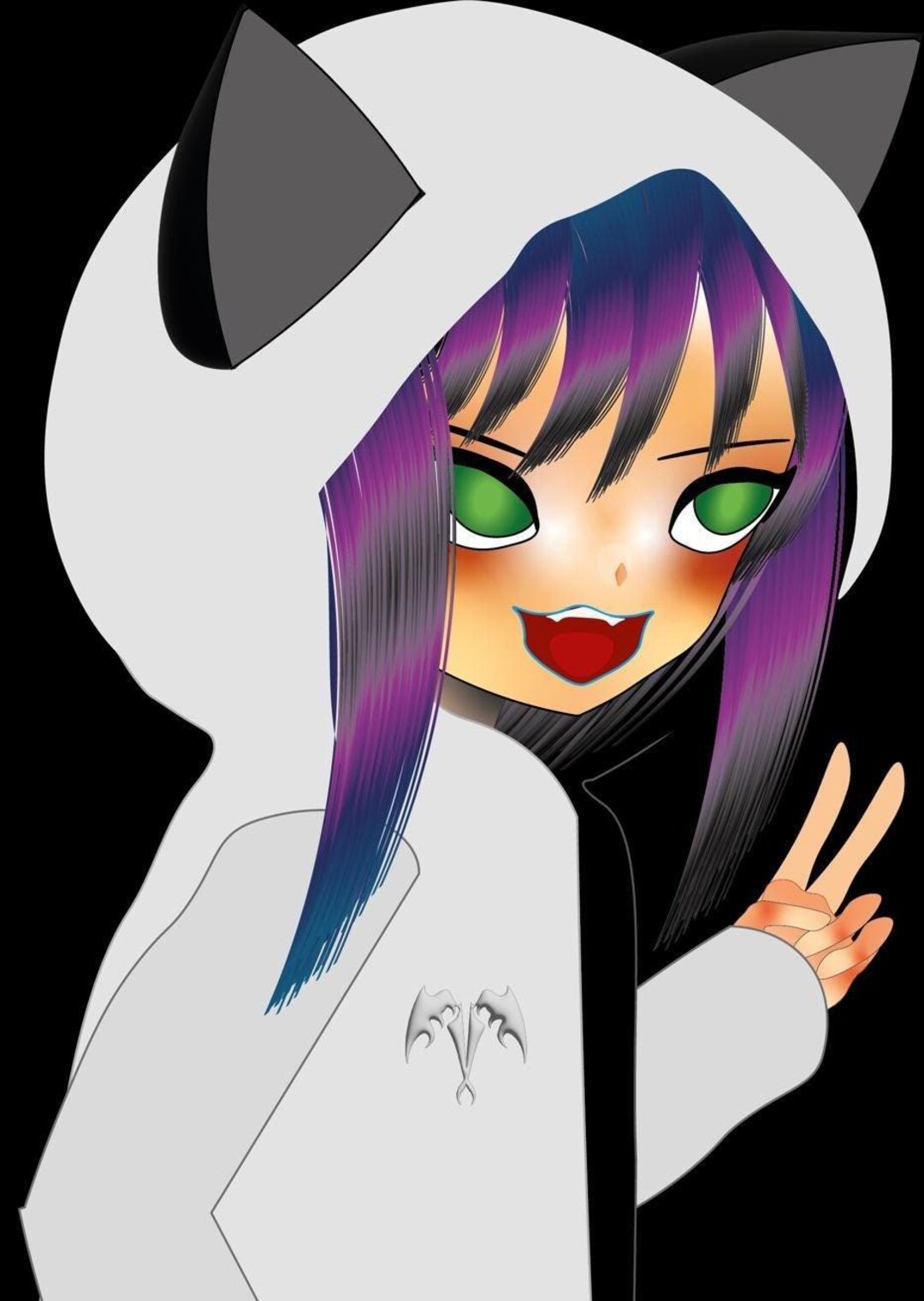 Neko Chan Girl Anime Manga - Etsy