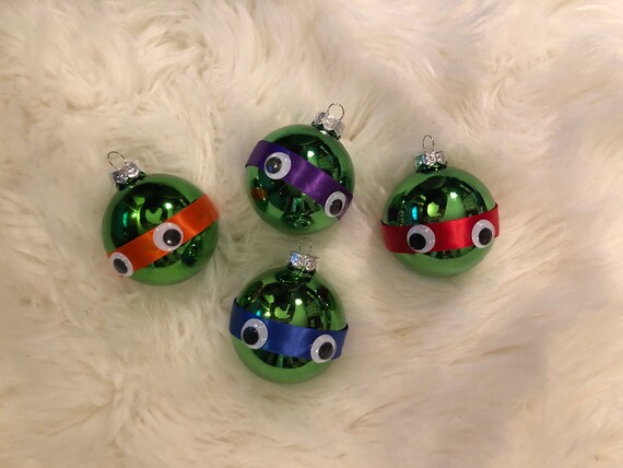 Teenage Mutant Ninja Turtle Christmas Ball Set - Etsy
