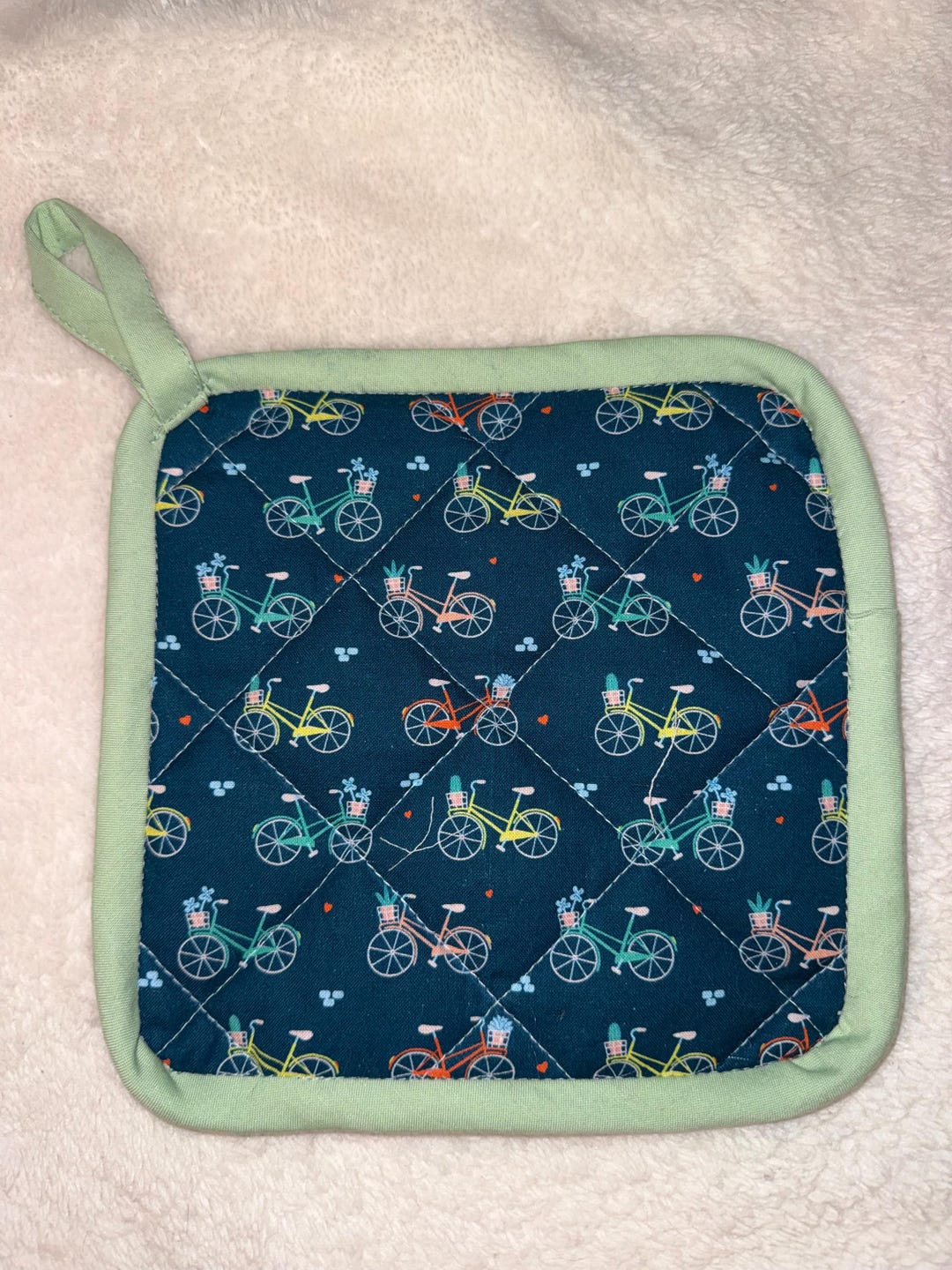 Spring Bicycles Pot Holder - Etsy