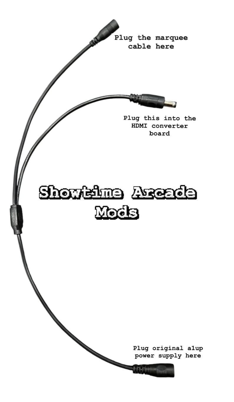 Arcade1up Modded Marquee Power Cable - Etsy