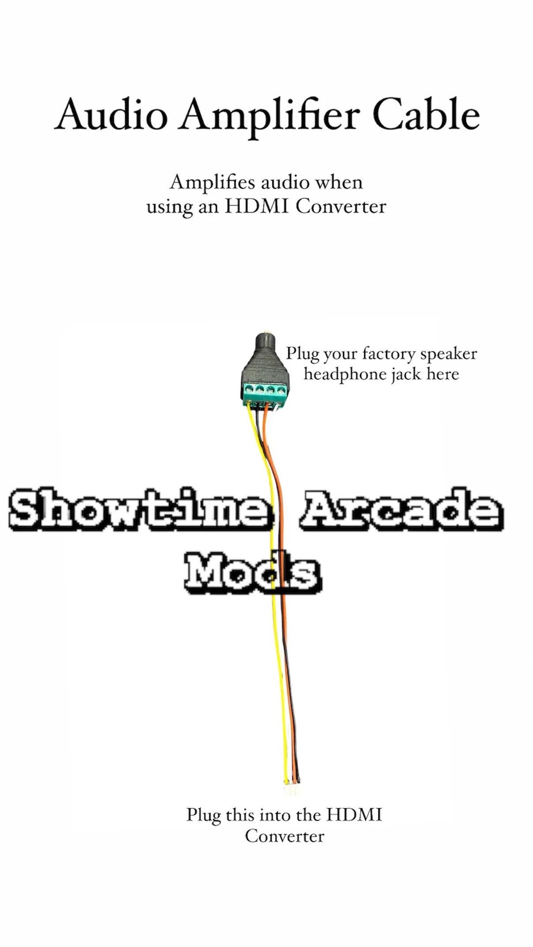 Arcade1up Audio Amplifier Cable (gen 3 and Newer) - Etsy