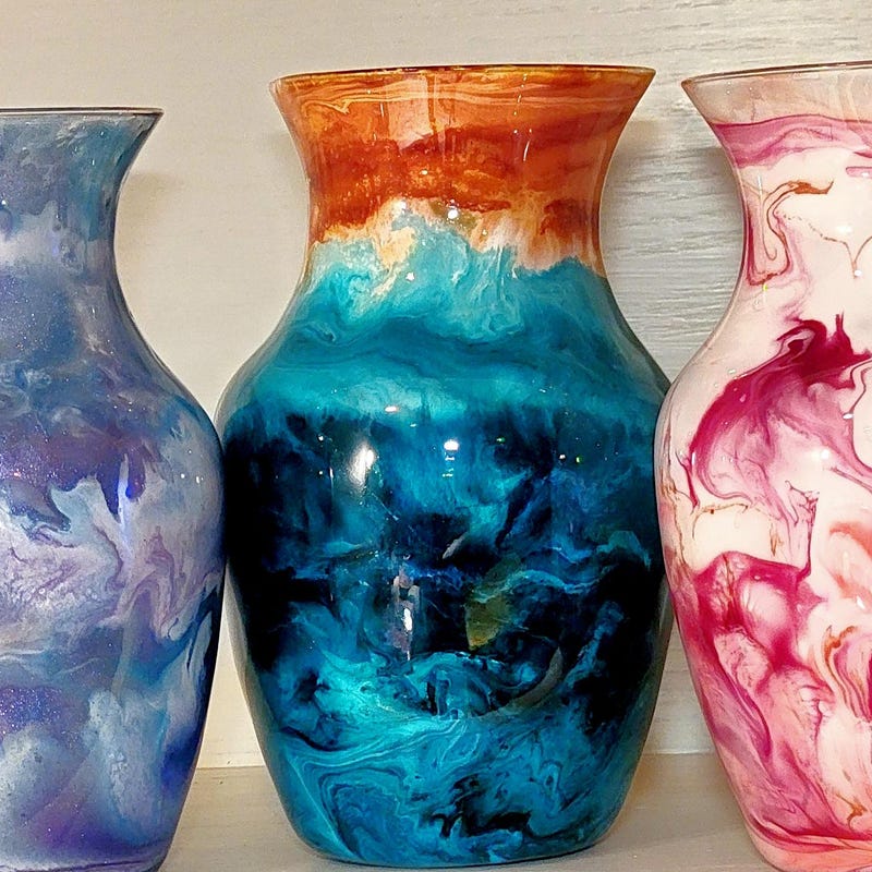 Vases in Different Colors - Etsy