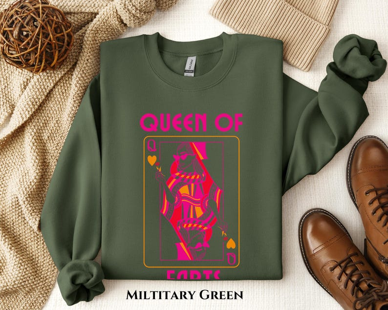 Queen of Farts Sweater Funny Joke Sweater Exchange Inappropriate ...
