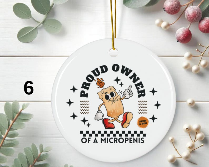 Embarrassing Ceramic Ornament Inappropriate Gag Gift Raunchy Ornaments ...
