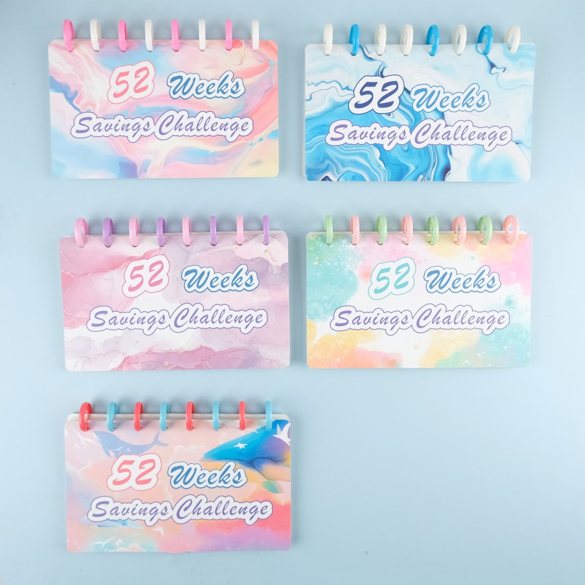 52 Week Money Saving Challenge Envelope Challenge Binder, 100 Envelope ...