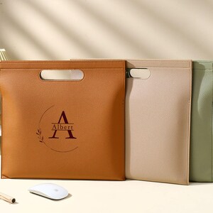 Personalized Leather Document Holders, Leather Document Organizers ...