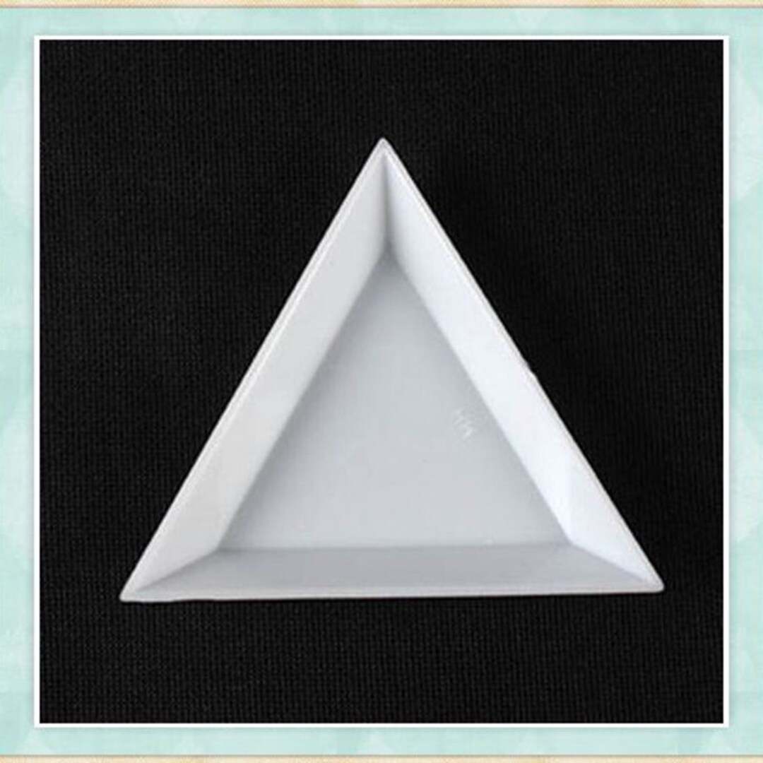 Triangle Trays for Bead Sorting and Nail Art, Rhinestone Sorting Trays ...