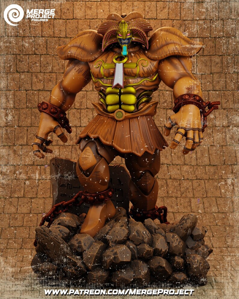 Exodia, the Forbidden Yu-gi-oh STL Model for Resin Figure 3D Printing - Etsy