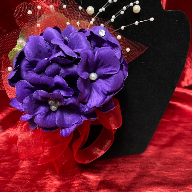 African Violet Corsage Delta Sigma Theta - Etsy