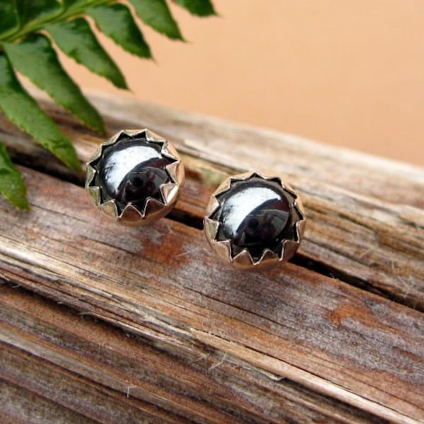 Hematite Earrings - Etsy
