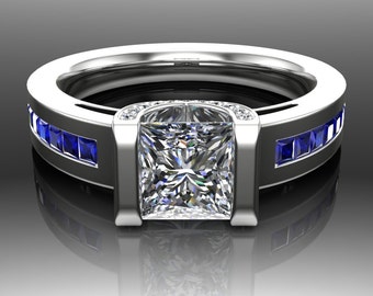 Broad Diamond Ring - Etsy