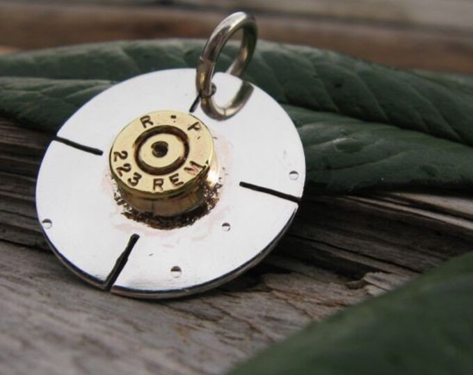 Crosshairs Bullet Shell Casing Pendant .223 R-P Remington Round ...