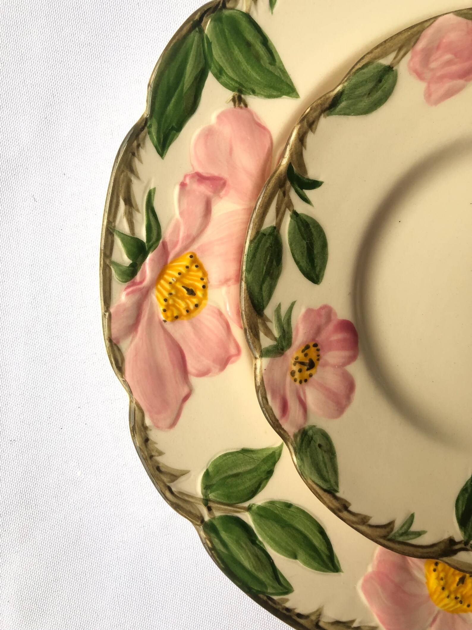 Franciscan Desert Rose 2 Tier Cake Stand: Vintage, Serving Tray, Bridal ...