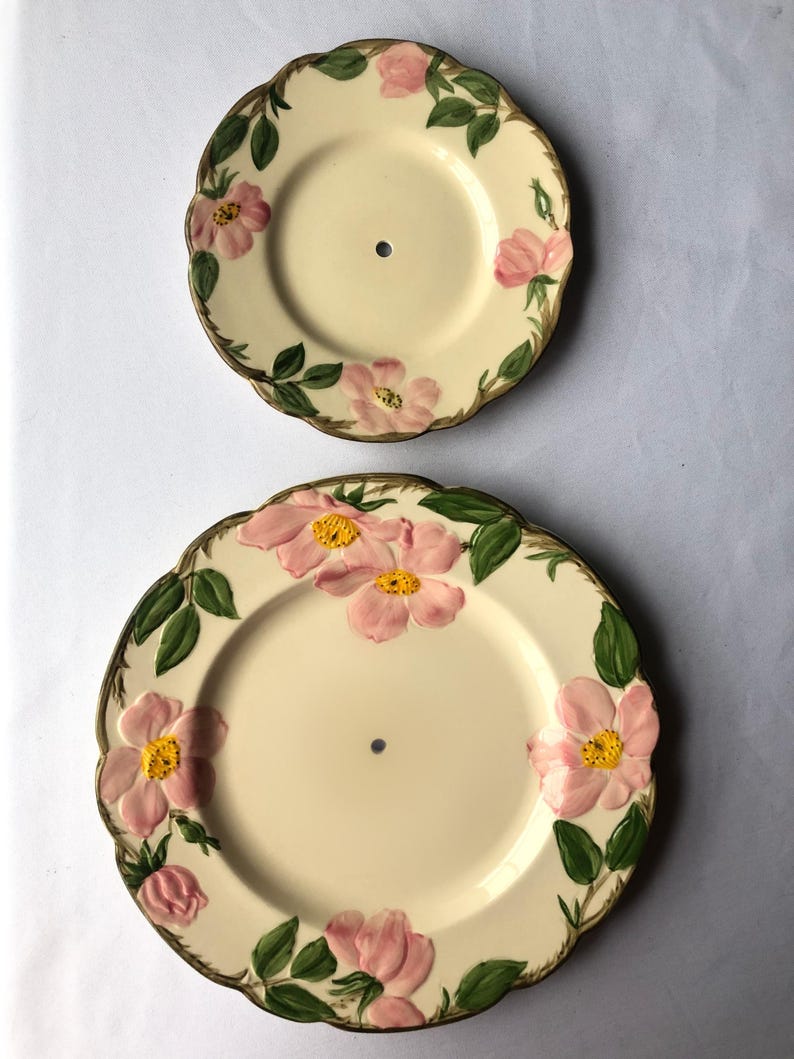 Franciscan Desert Rose 2 Tier Cake Stand: Vintage, Serving Tray, Bridal ...