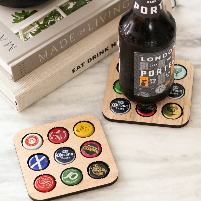 Beer Cap Coasters - Etsy