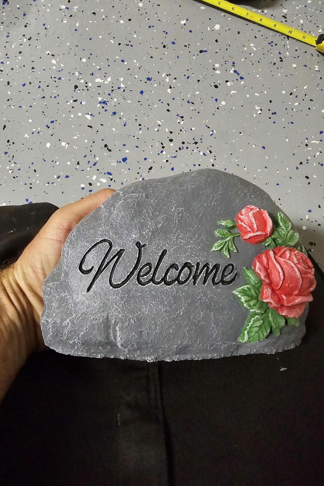 Welcome Rock Statue - Etsy