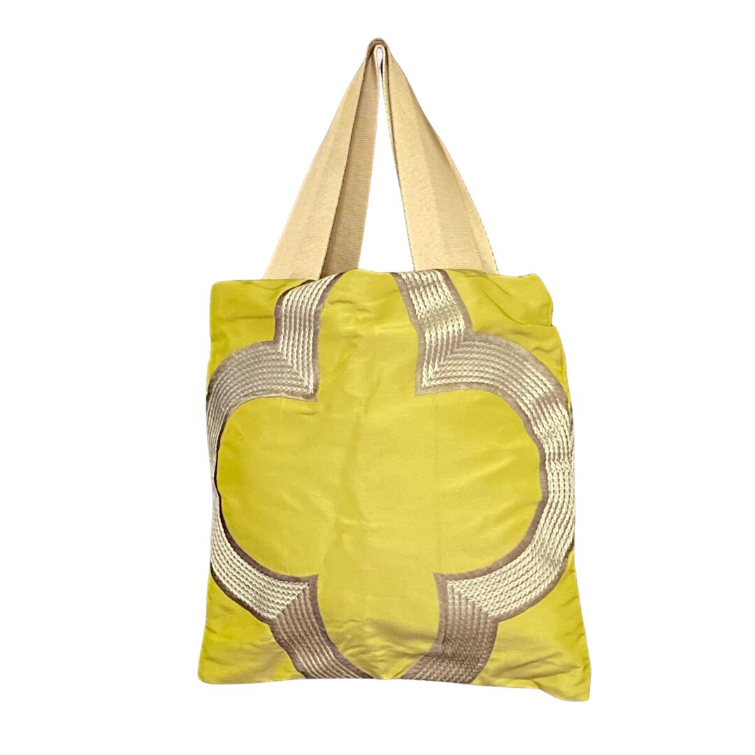 Chartreuse Mini Tote "collection Promenade" - Etsy