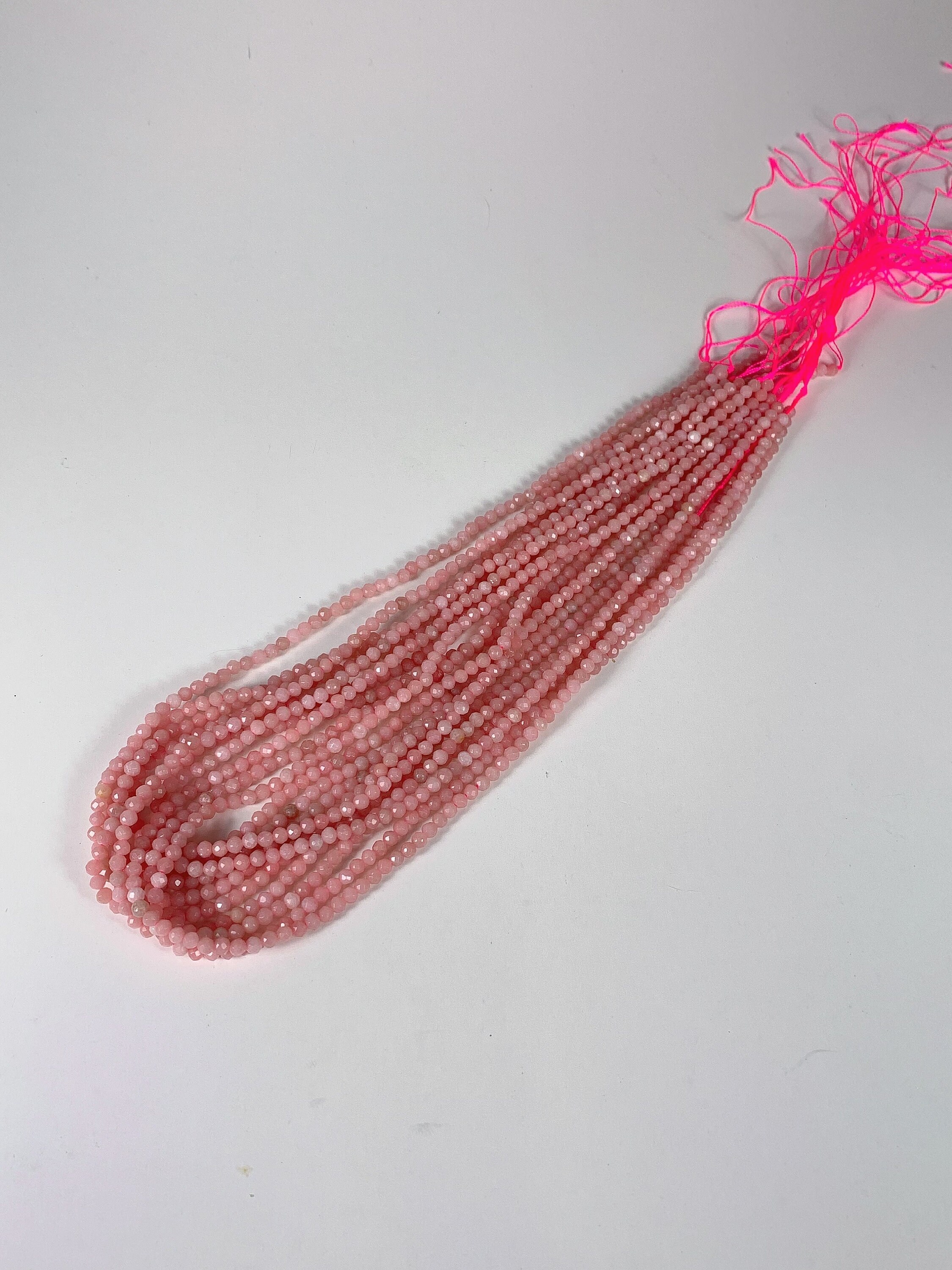 Grade AAA Genuine Natural Pink Opal Faceted Round Beads 15.5 Strand 2mm 3mm 4mm - Etsy